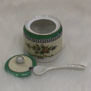 Noritake | Dining | Vintage Noritake Of Japan Small Jam Jar With Spoon ...
